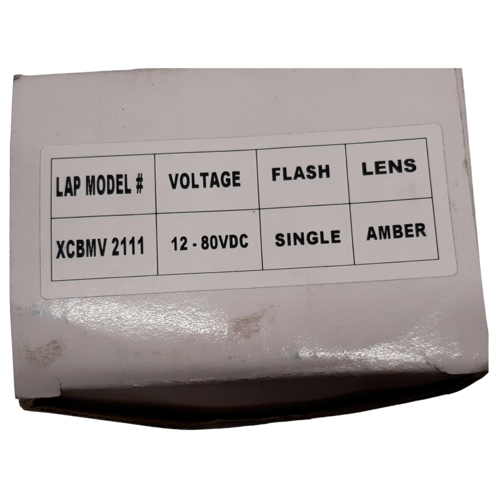 LAP Electrical Limited Light Flashing Single Amber Light 12V 80VDC ...