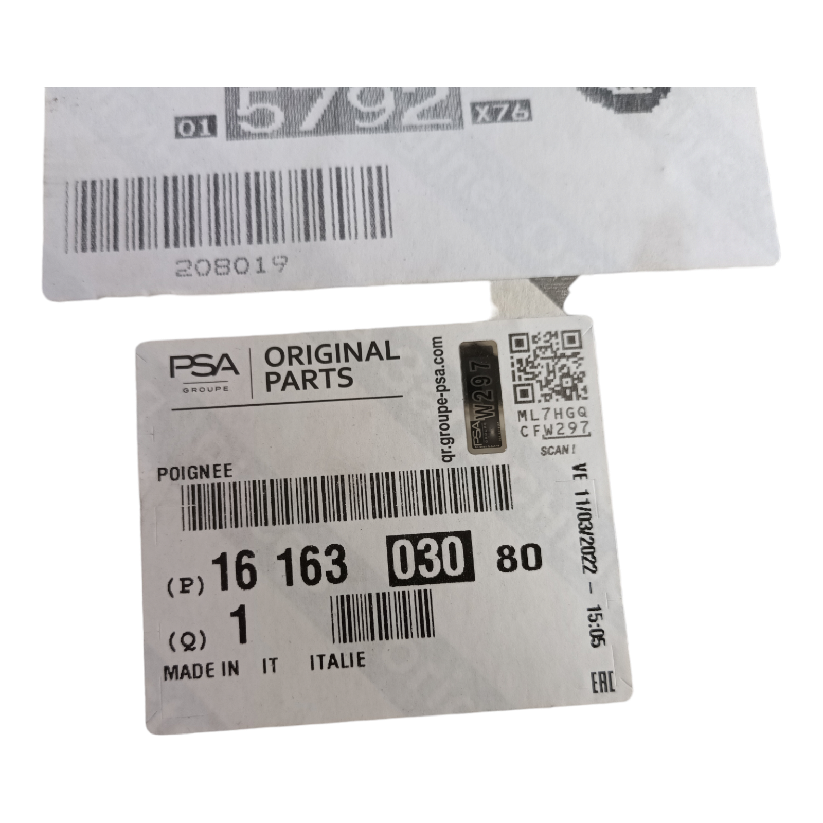 Genuine PSA Peugeot Expert Citroen Relay 3 Side 1616303080 – VIN Required