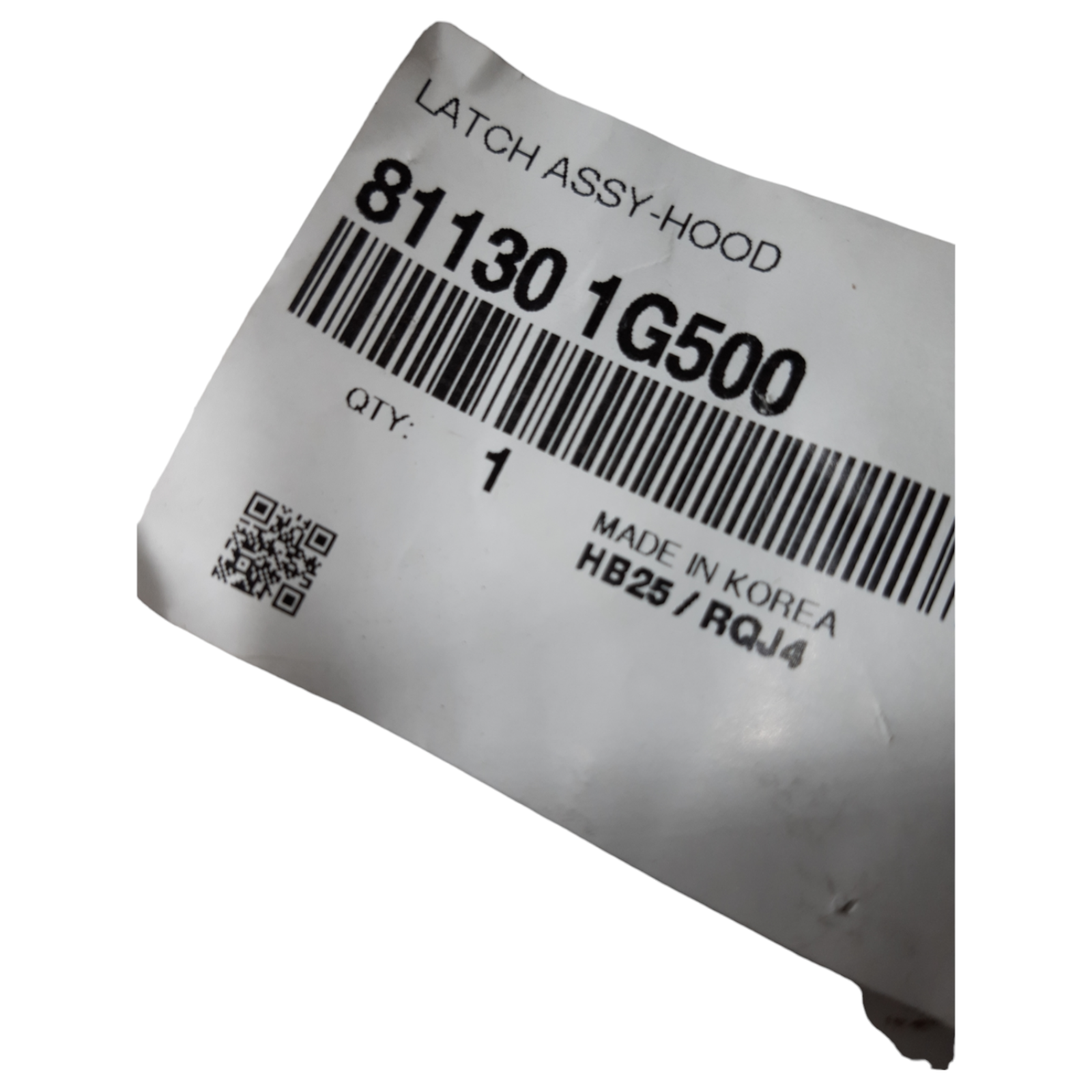 Genuine KIA Rio (05) Bonnet latch 811301G500