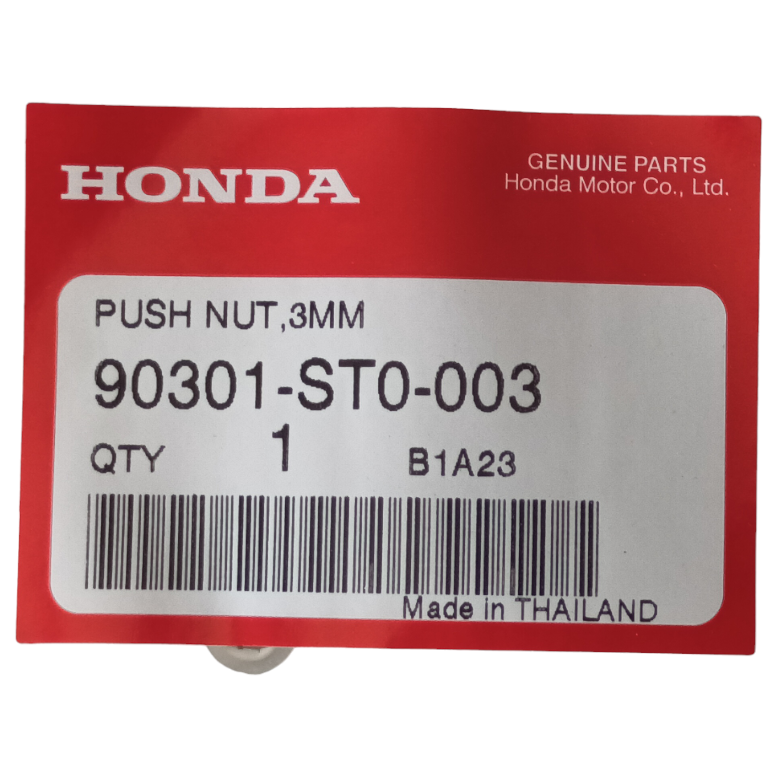 Genuine Honda 3mm Push Nut 90301ST0003 – VIN Required