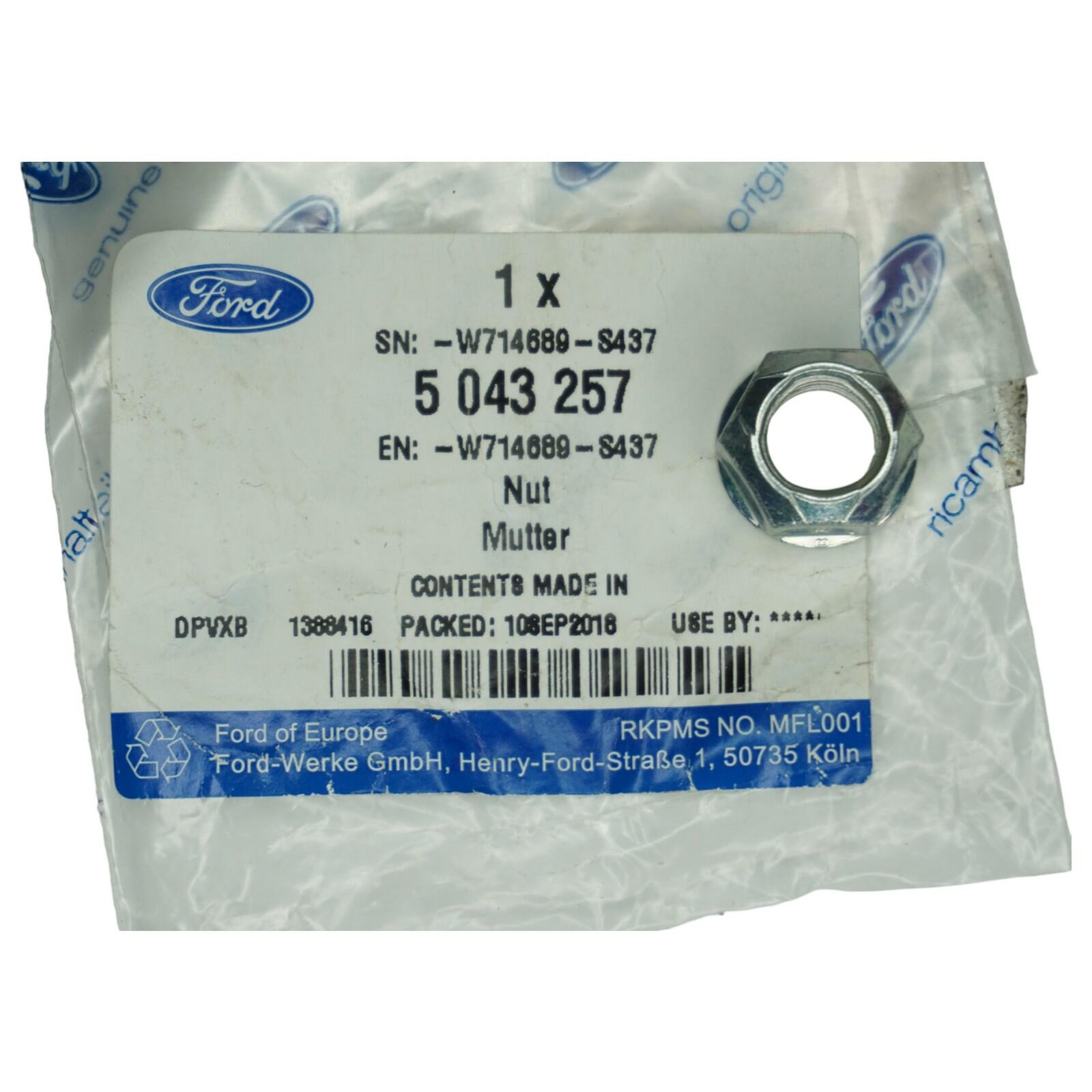 Genuine Ford Converter Nut W714689-S437 NEW GENUINE 5043257
