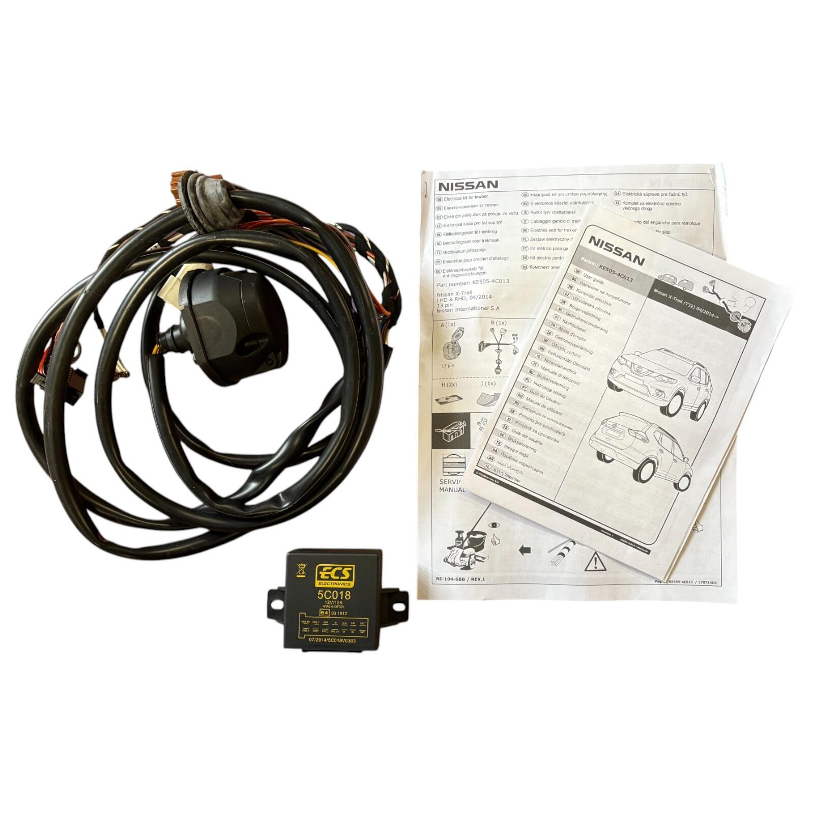 Genuine Nissan X-Trail (T32) 7-Pin towbar electrics kit (been fitted ...