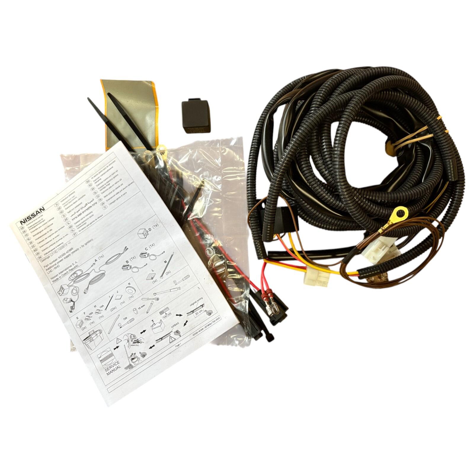 Genuine Qashqai (J11E) Tow bar additional electrical wiring kit KE5054E999