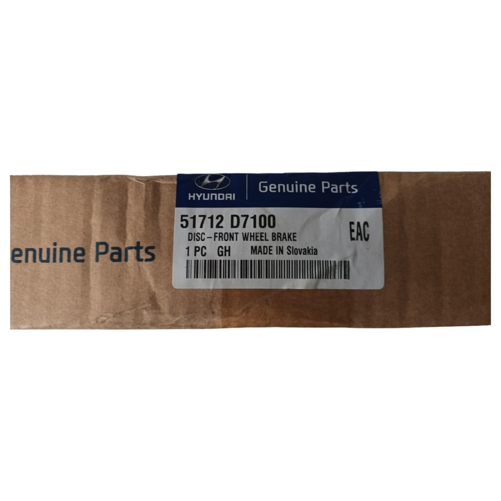 Hyundai Tucson | Front Brake Disc | 51712D7100 | GFN Parts