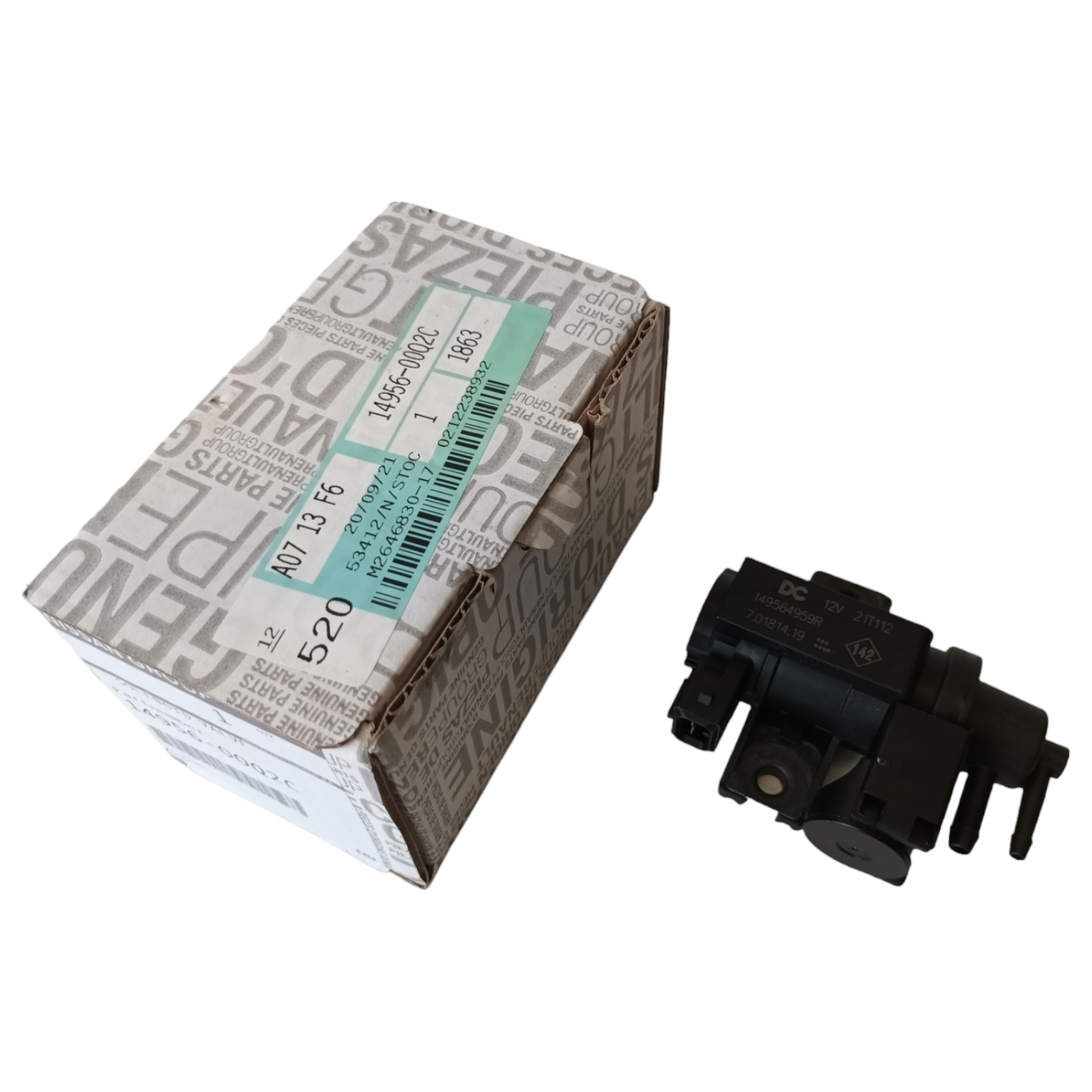 Genuine Nissan Qashqai (J11E) Turbo boost pressure solenoid valve ...