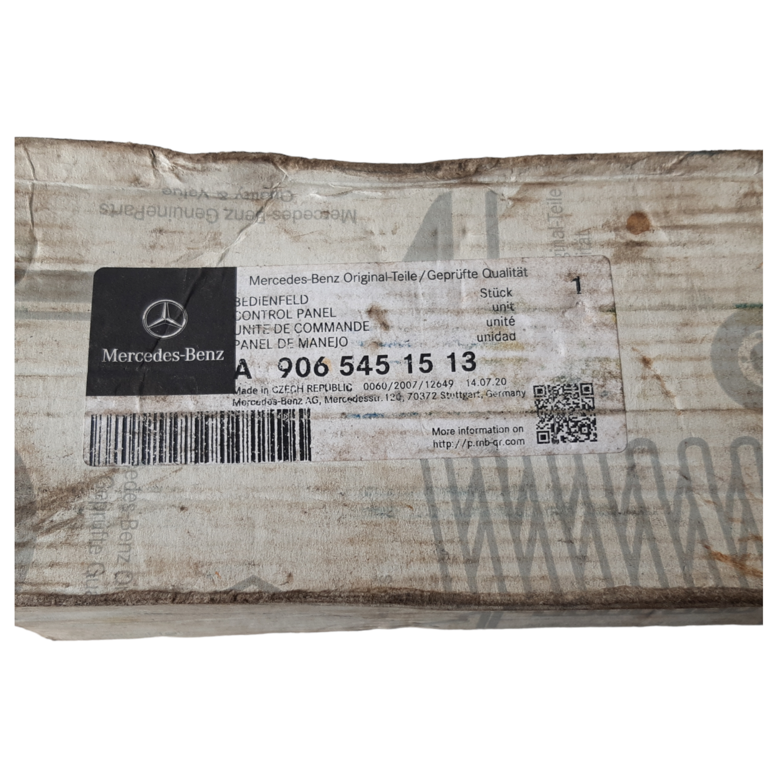 Genuine Mercedes Sprinter (W906) Drivers window switch A9065451513