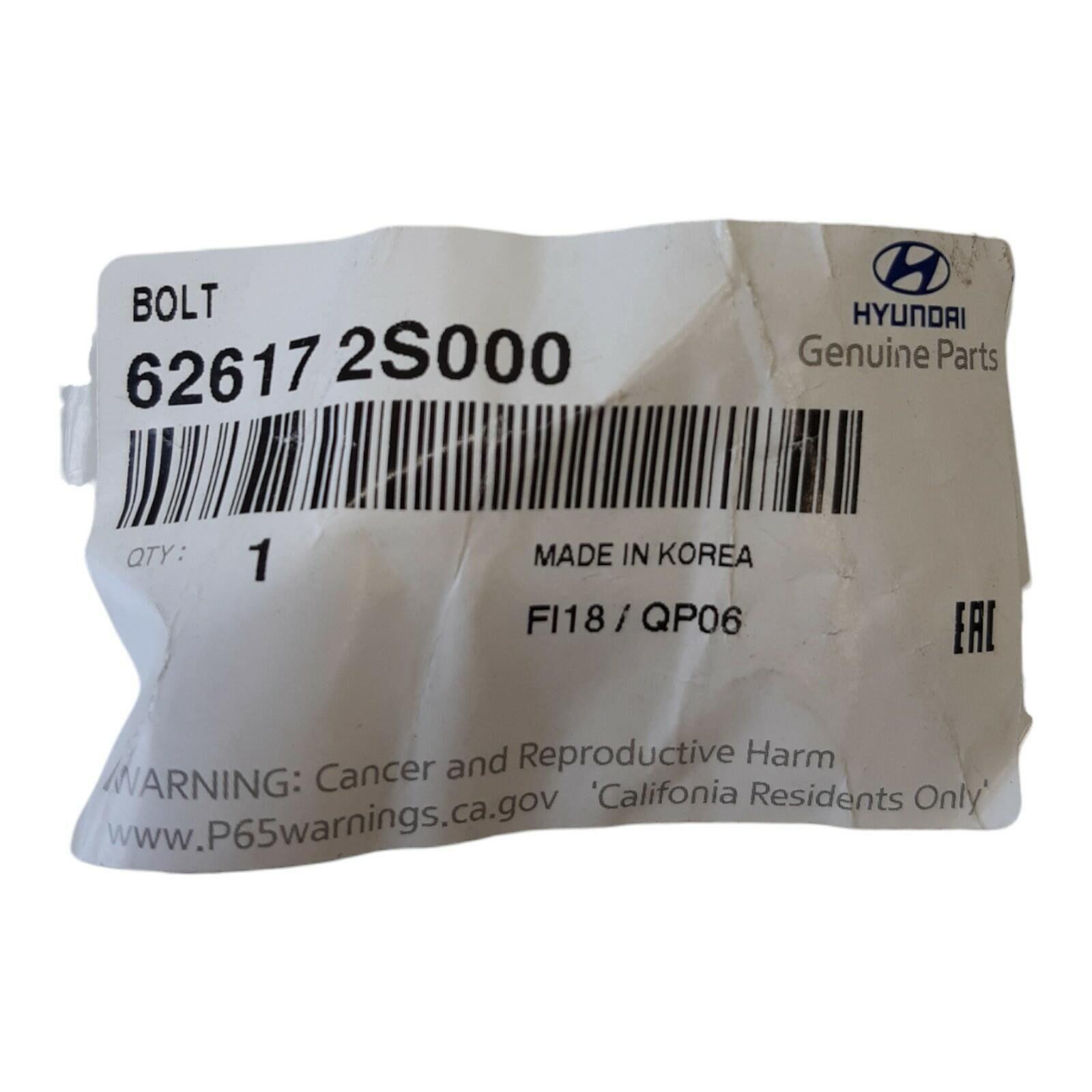 Genuine Hyundai KIA Bolt 626172S000