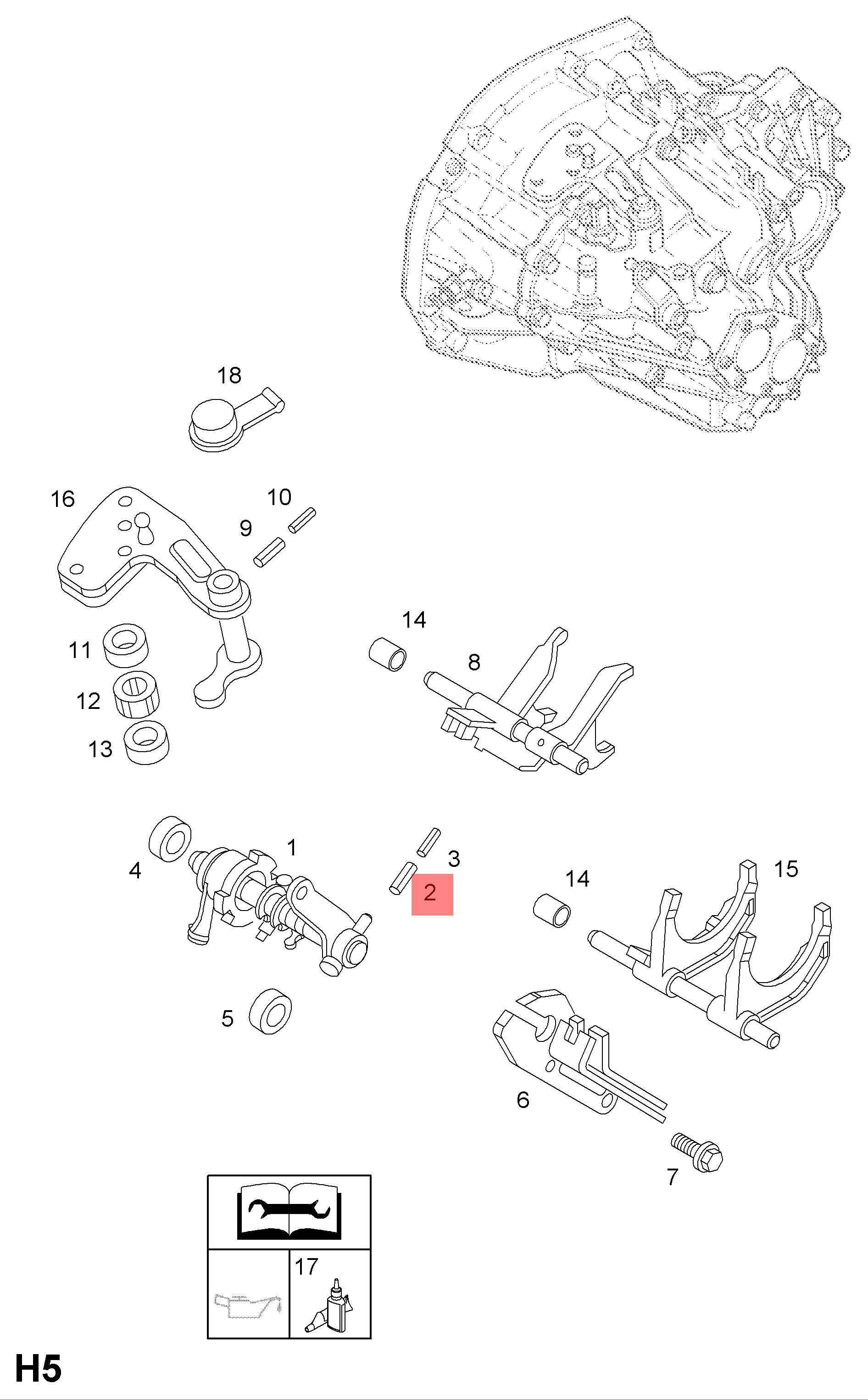 Vauxhall Movano / Vivaro | Gear Shift Lever To Shaft Spiral Tension Pin ...