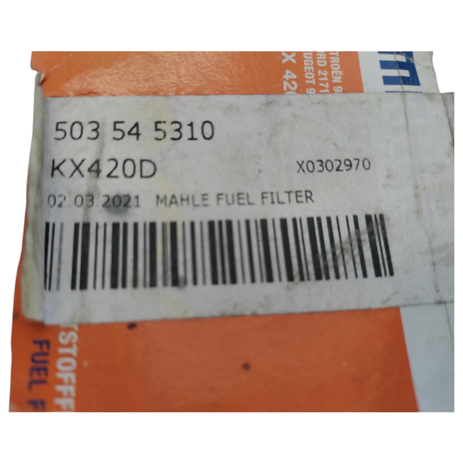 Mahle Fuel Filter Element MAHLE fits Precision OE Matching KX420D – VIN ...