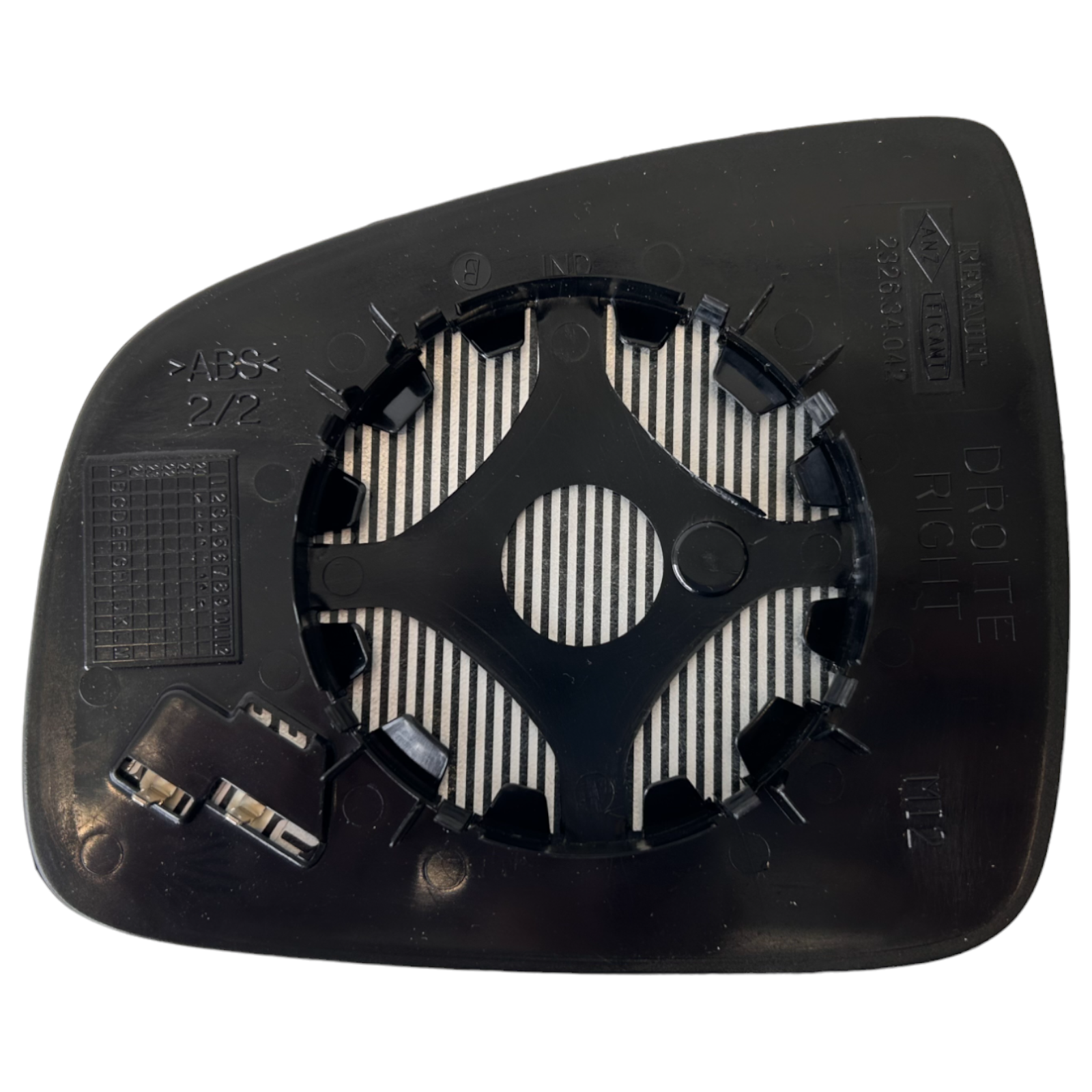 Genuine Dacia Duster 1 RH OS Mirror glass (heated) 6001551893