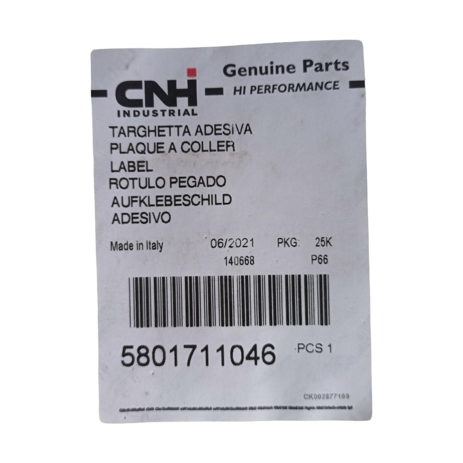 Genuine Iveco Eurocargo RH OS Bonnet infill panel 5 5801711046