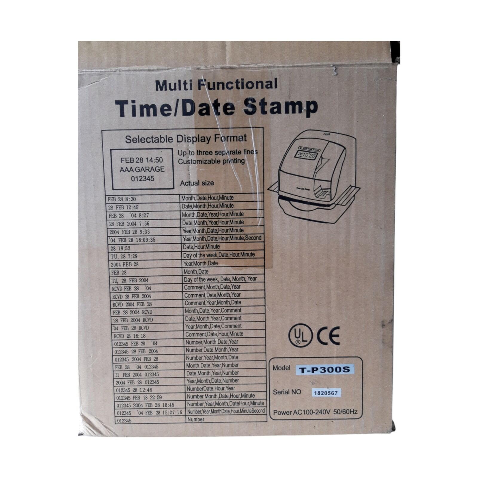 Time-Precision Time / Date Stamp Machine Time Recorder TP300S