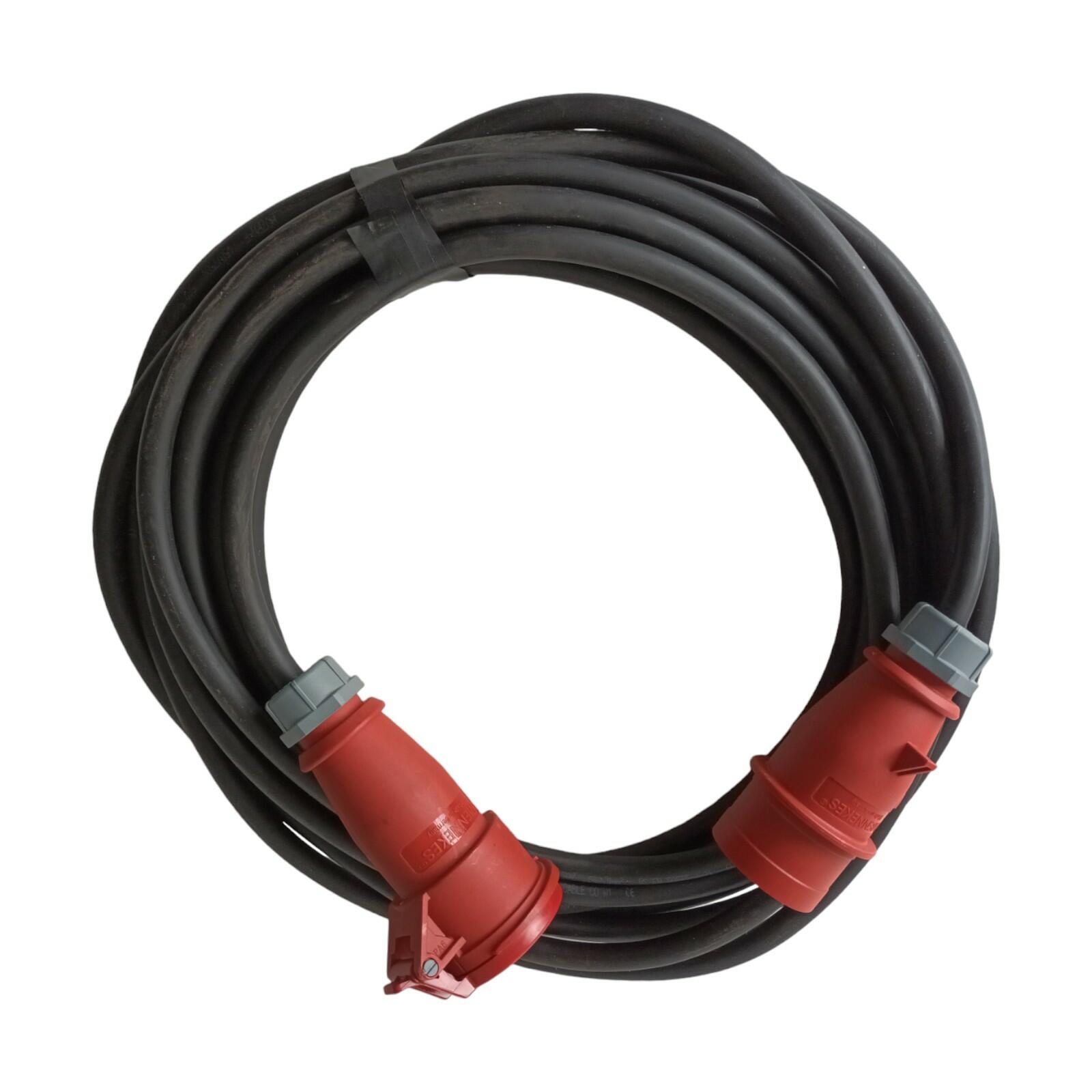 Mennekes 5 Pin Connector Sockets & Cable (approx 11mm) D57399