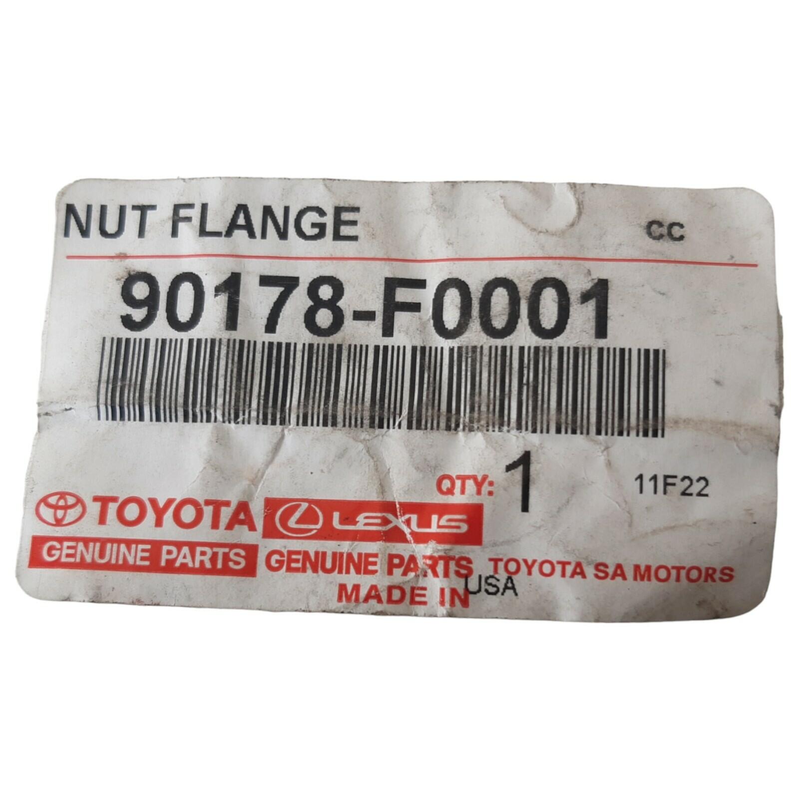 Genuine Toyota Hi-Lux Rear drive pinion nut 90178F0001