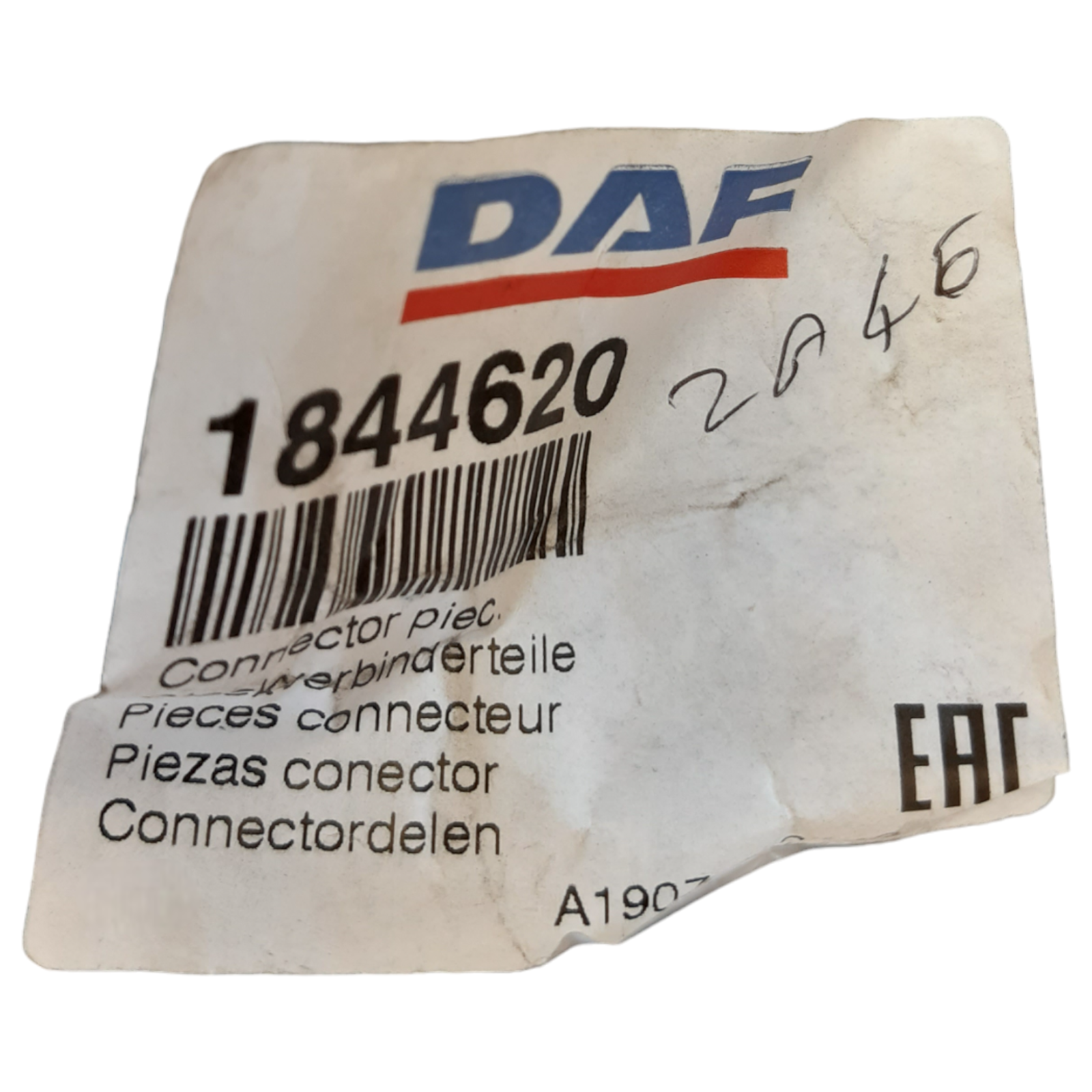 Genuine DAF CF/XF/XG Connector 1844620 – VIN Required