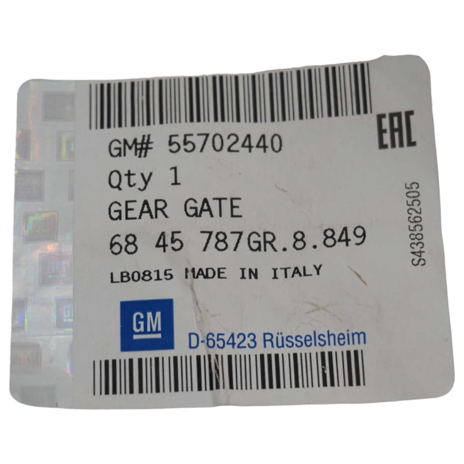 Genuine Vauxhall Corsa E Heater Flap Gear 55702440