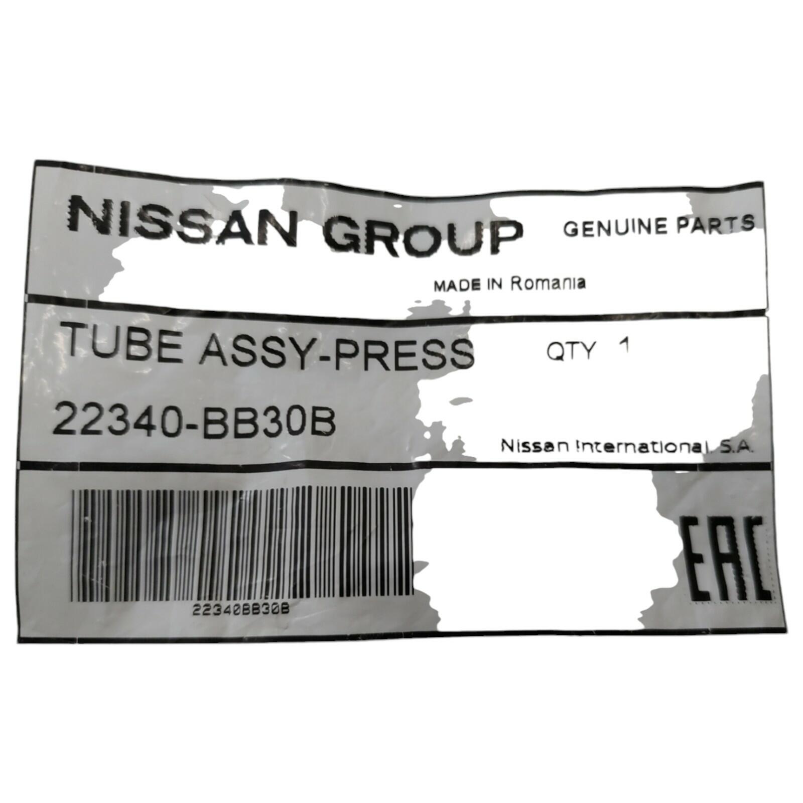 Genuine Nissan Qashqai (J10E) Pressure Sensor Inlet Pipe 22340BB30B