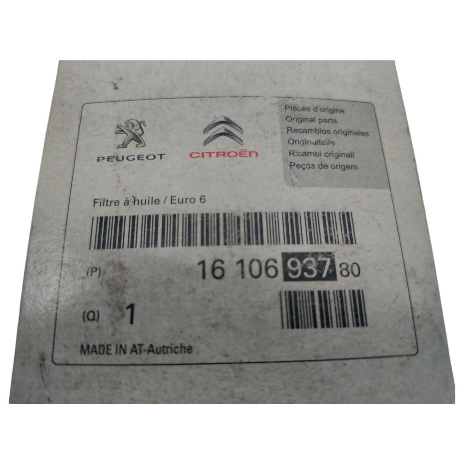 Genuine Peugeot Citroën DS Toyota Vauxhall Oil filter 1610693780