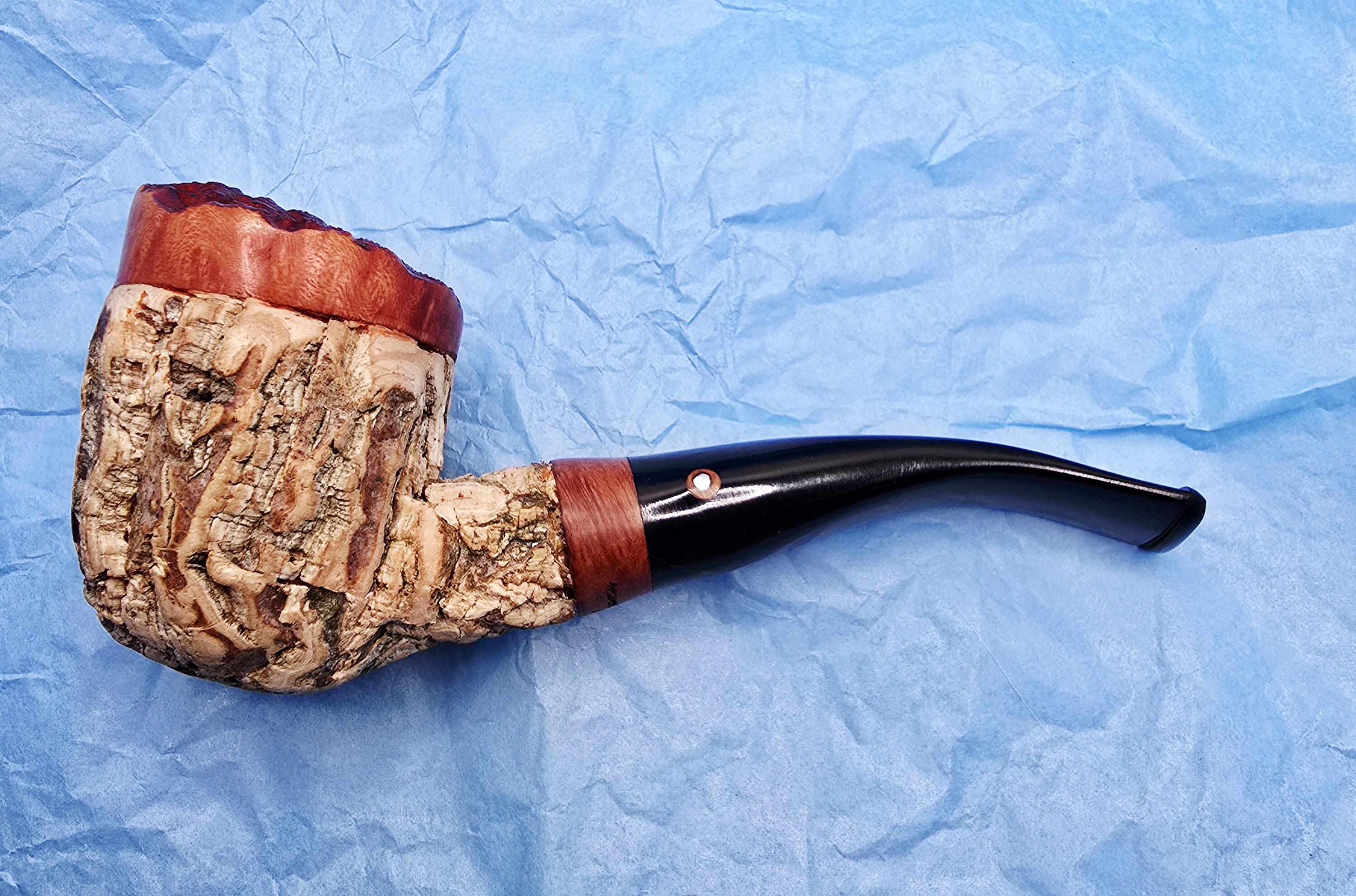 Tommaso Spanu Sughero Cork Briar Pipe | Handmade Italian Pipe | Buster ...
