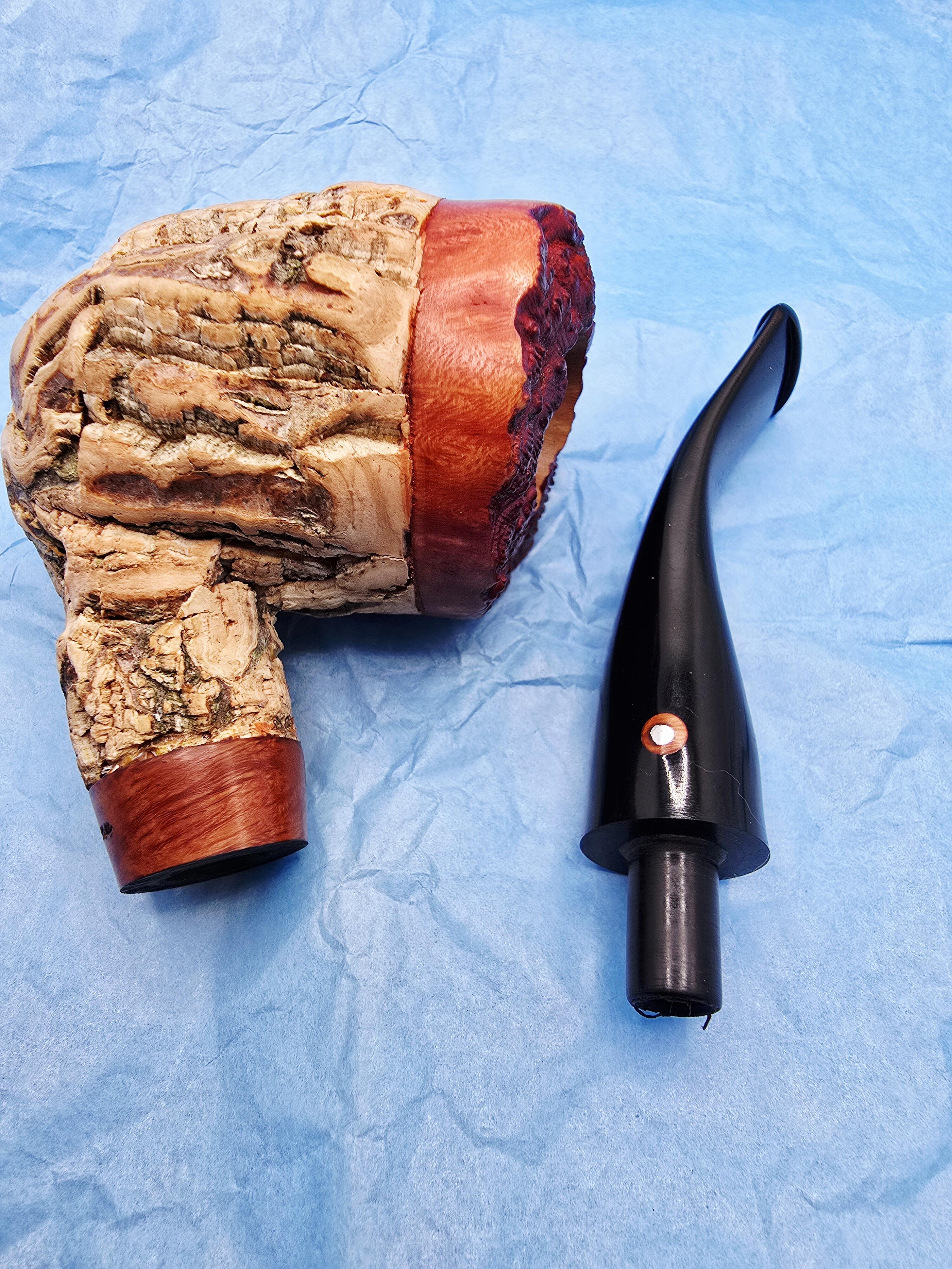 Tommaso Spanu Sughero Cork Briar Pipe | Handmade Italian Pipe | Buster ...