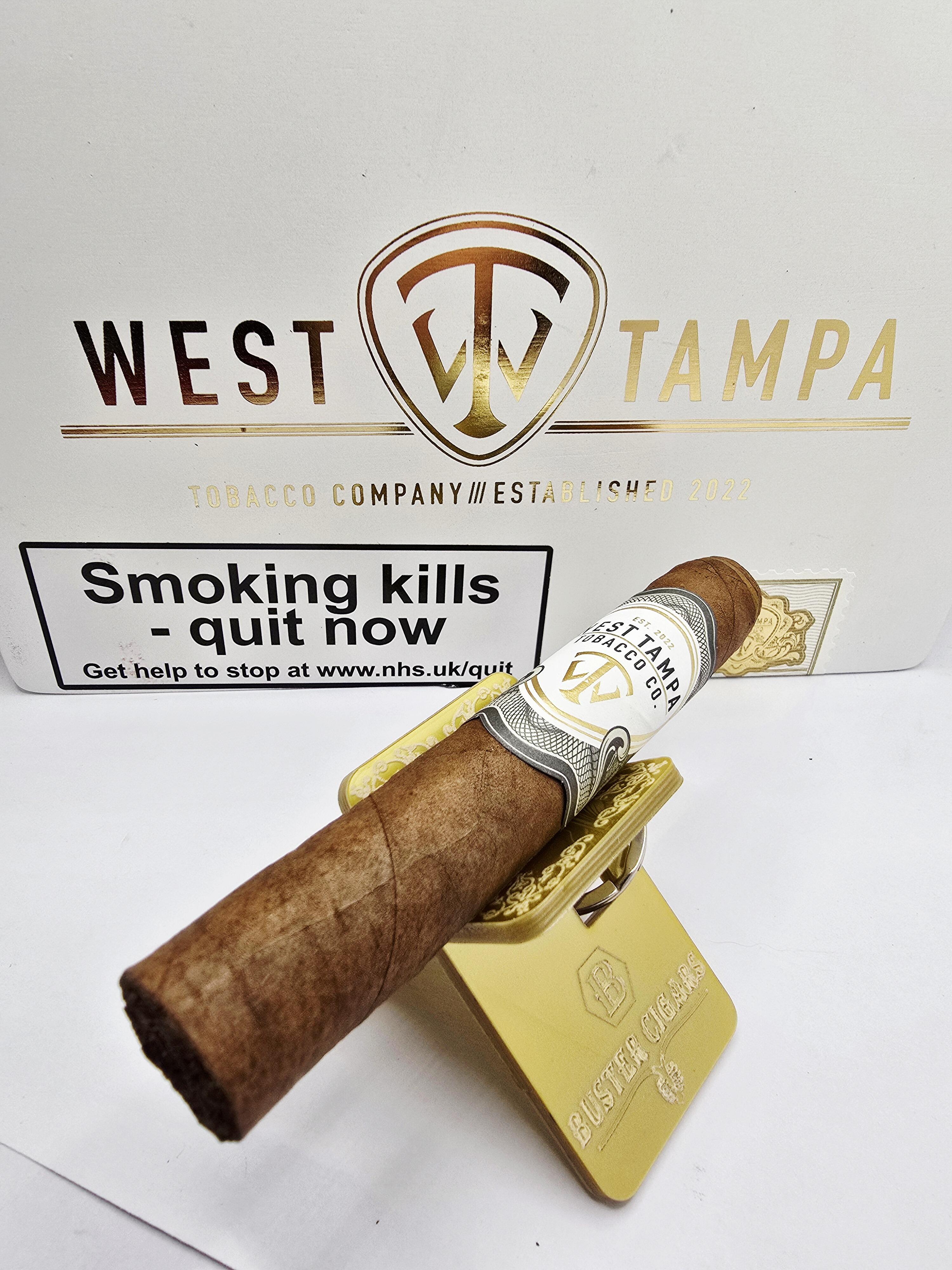 West Tampa White Robusto | Ecuador Habano Cigar | Buster Cigars