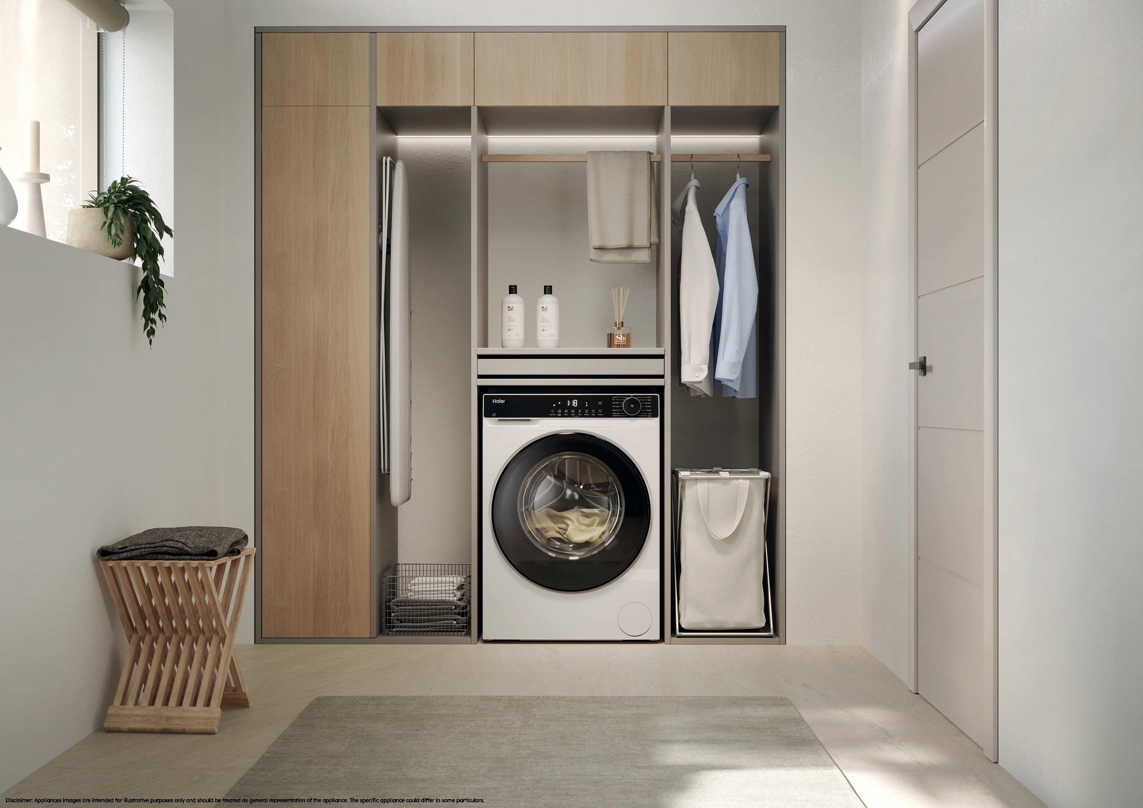 Haier HW90-BP14357TU1 9kg 1400 Spin Washing Machine - White