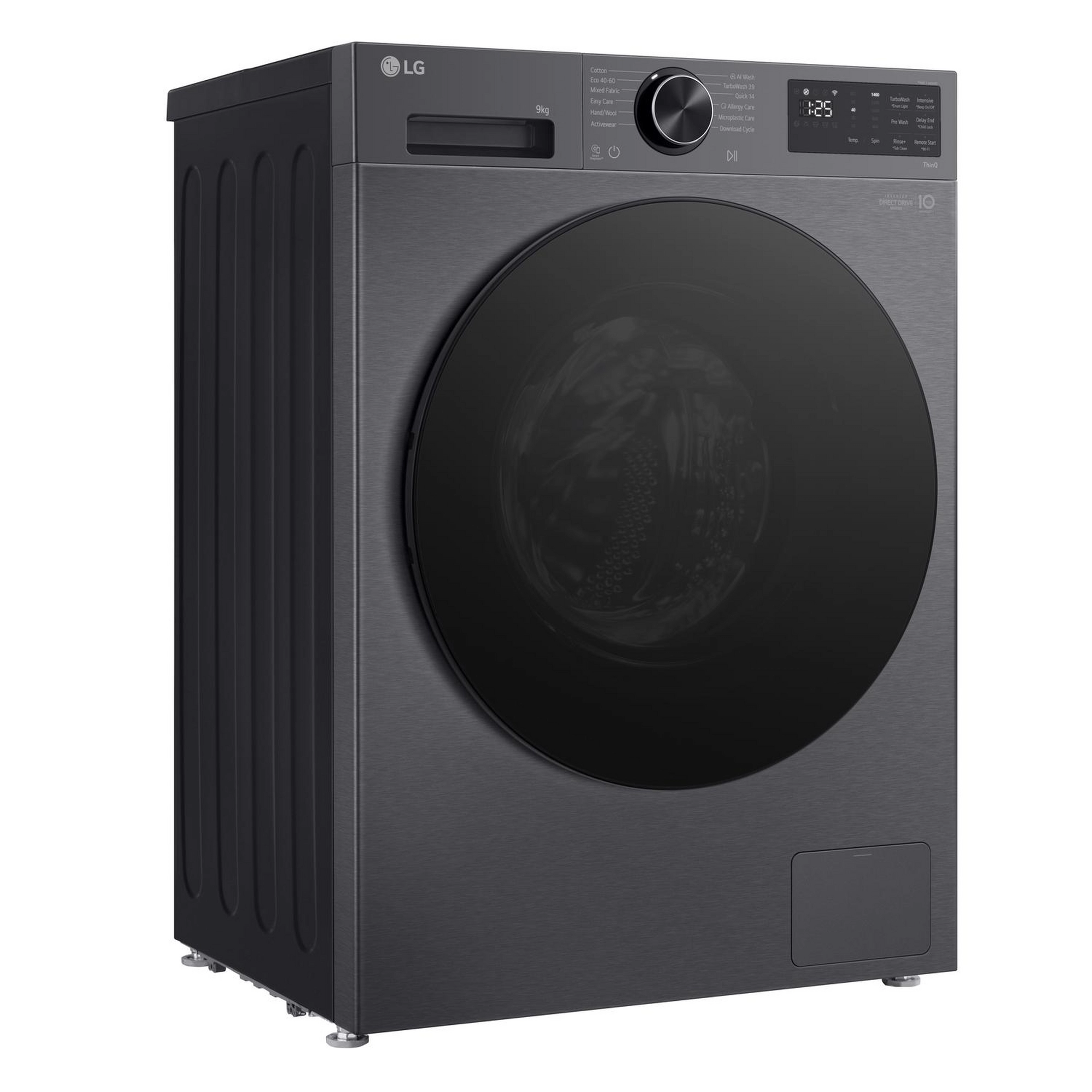 LG F2X50S9TBB 9kg 1200 Spin Washing Machine - Black