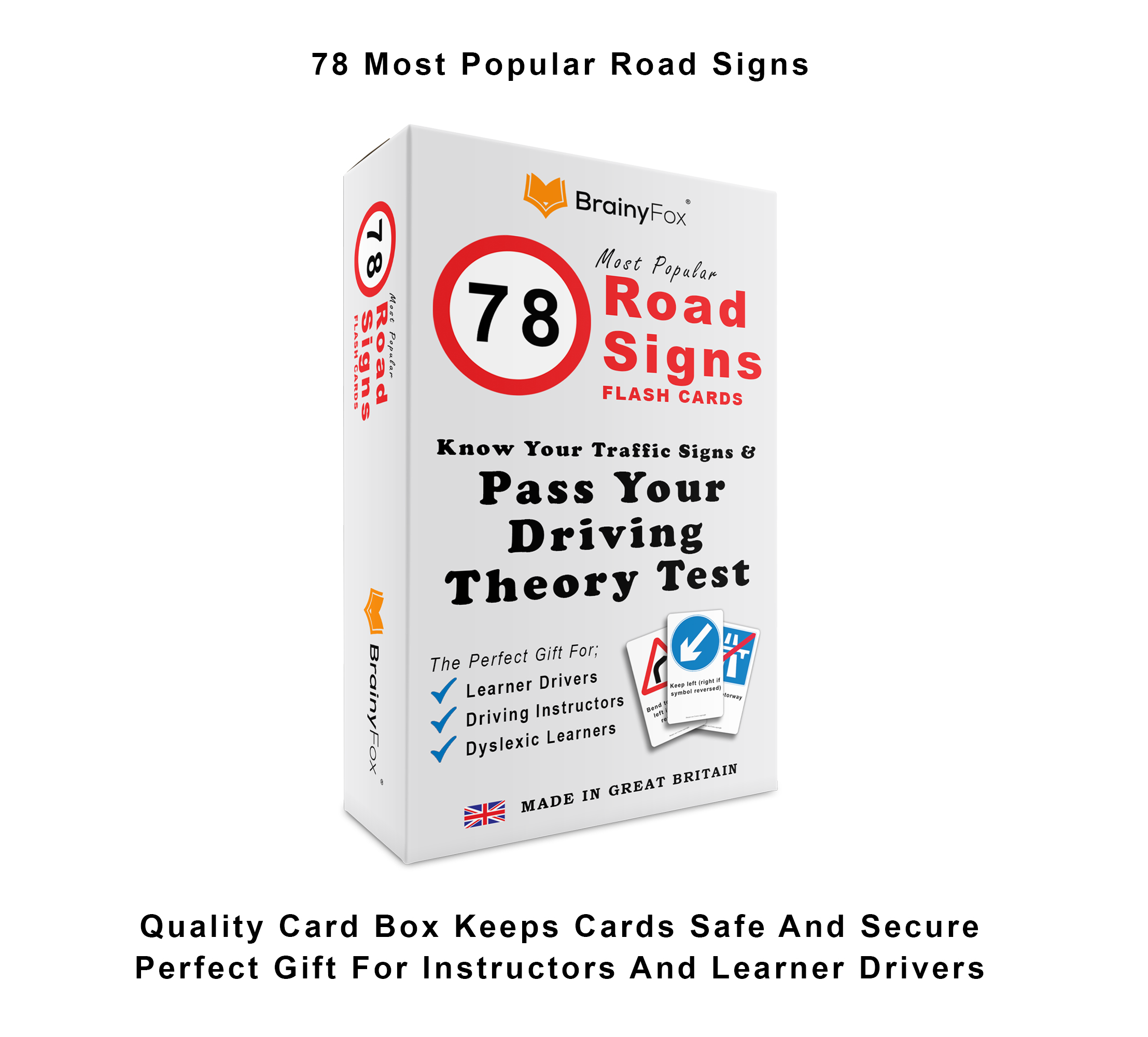 17th Birthday Decorations 2023 UK DVLA Road Signs Flash Cards UK ...