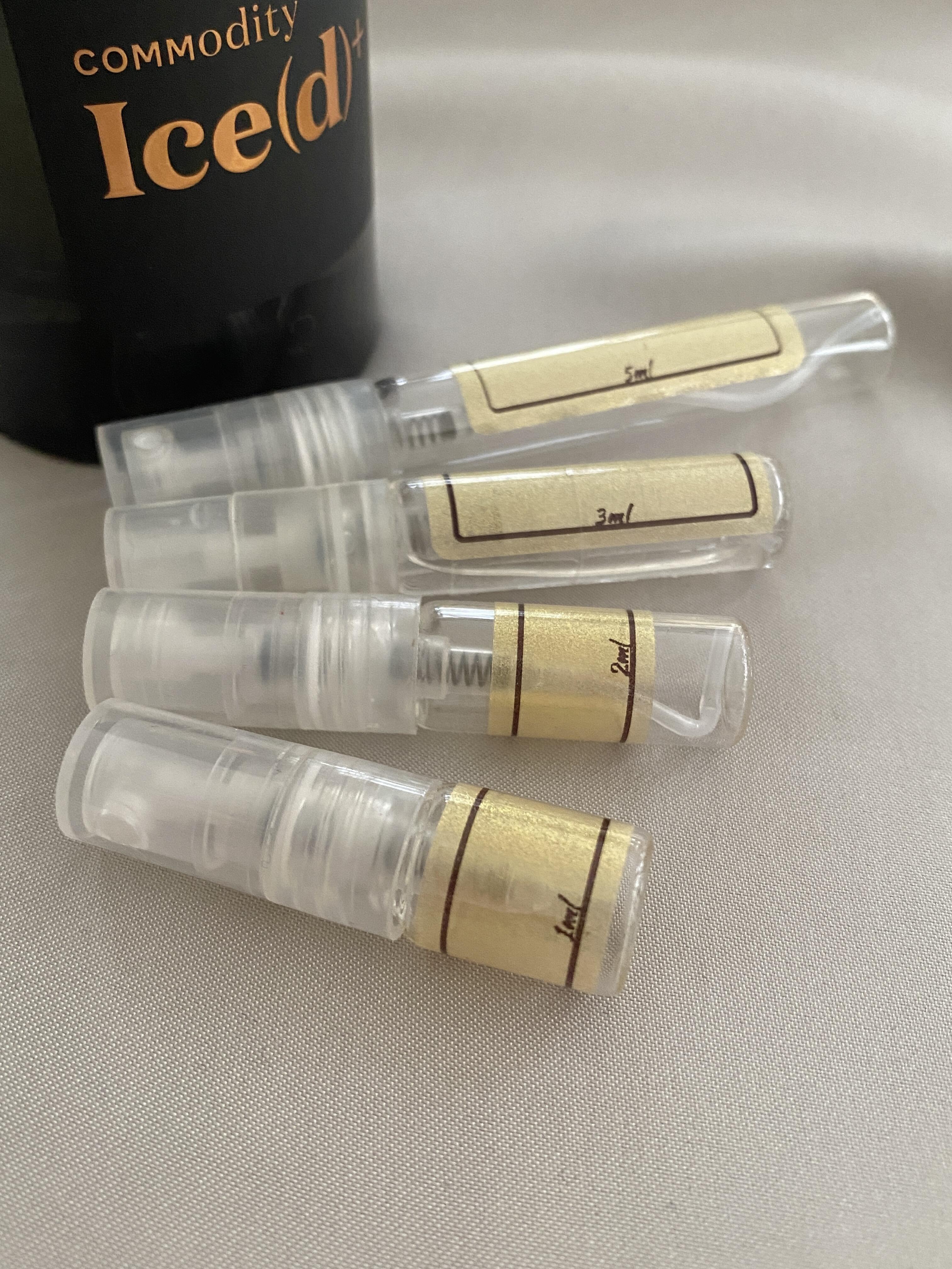 Commodity | Ice(d) + Bold | Fragrance Samples