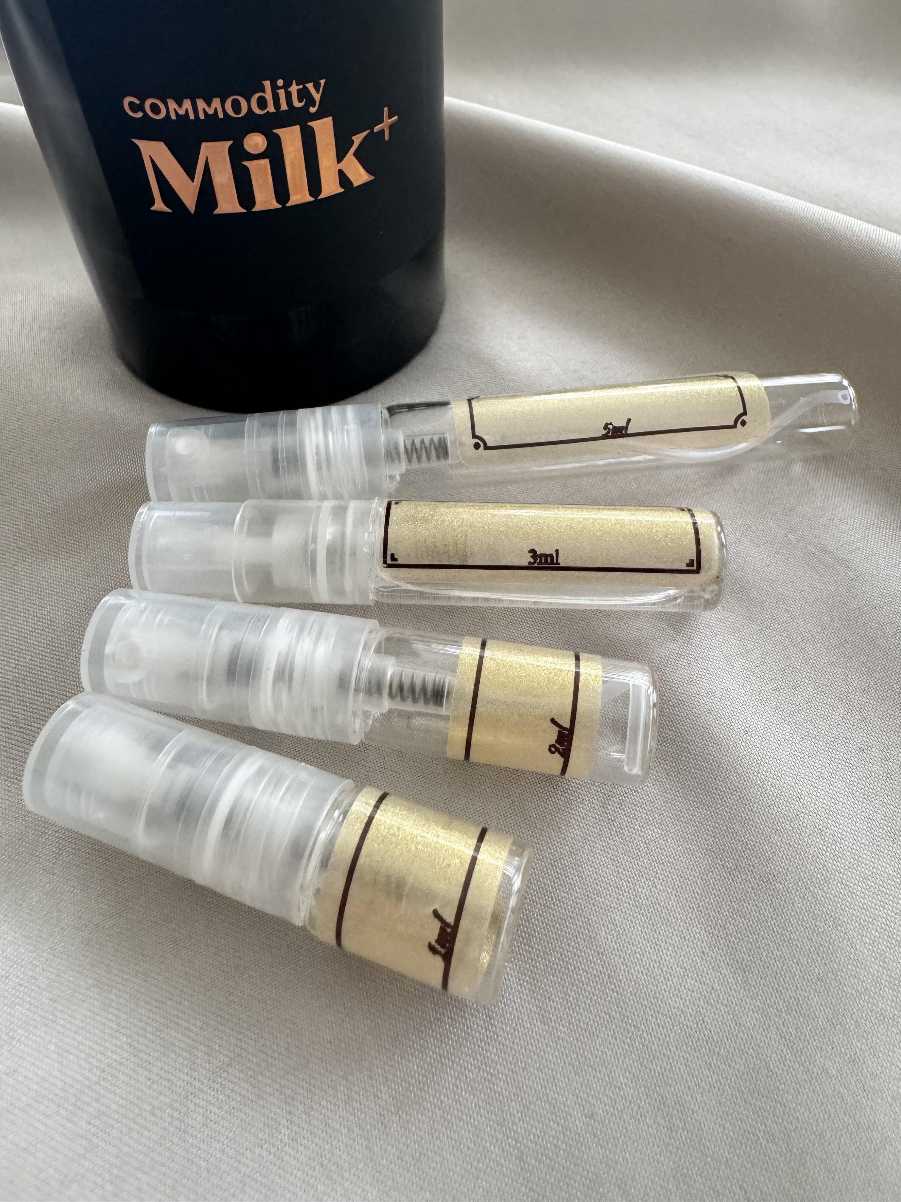 Commodity | Milk + (Bold) | Fragrance Samples