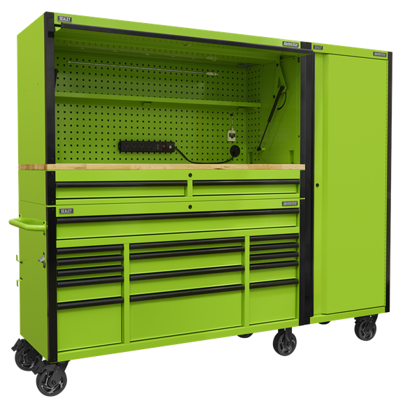 Mobile workshop with side locker - Tool Chest Work Station