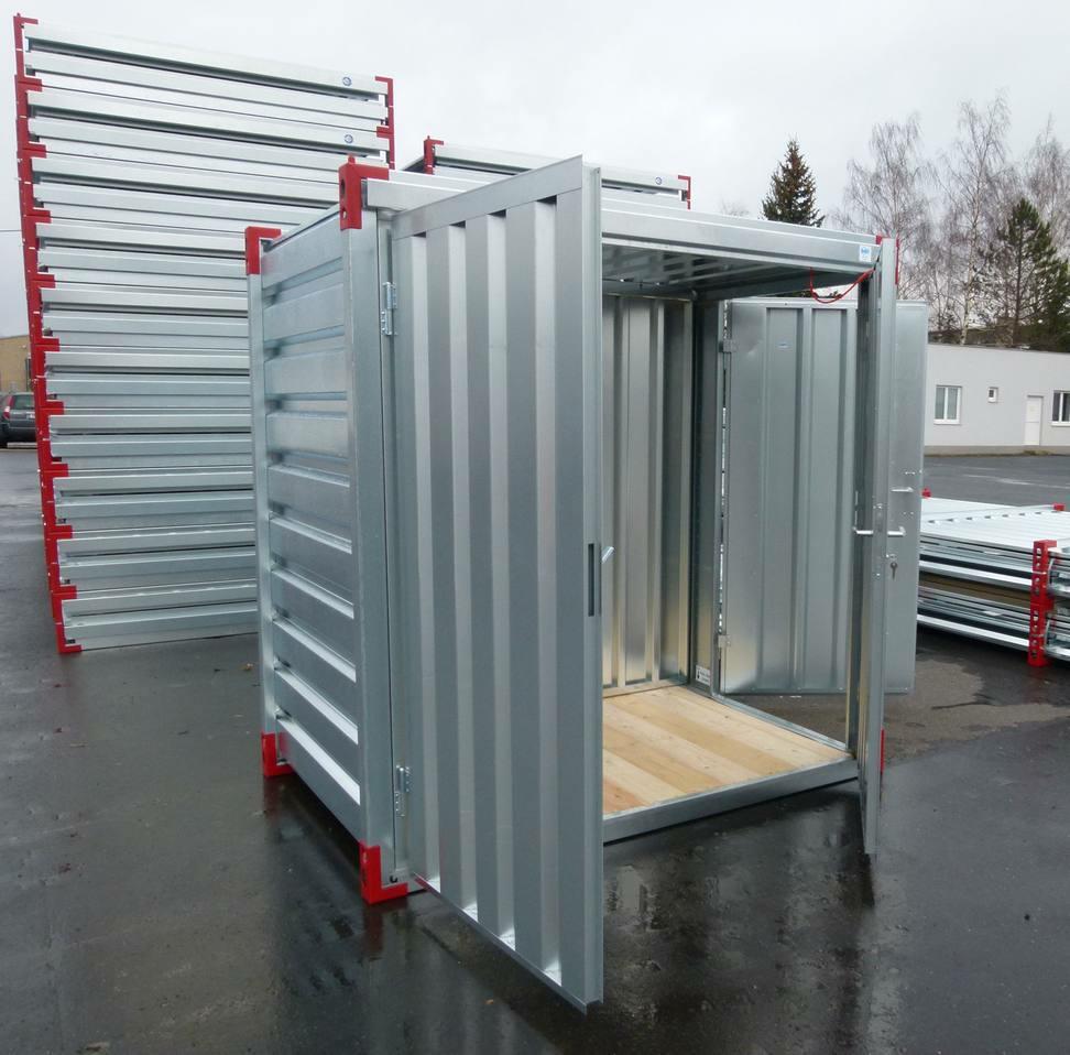 2.2x1.375m Container with Wooden Floor & Double Door