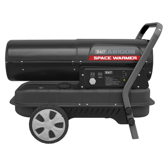 Sealey - Space Warmer Kerosene/Diesel Heater 100,000Btu/hr with Wheels