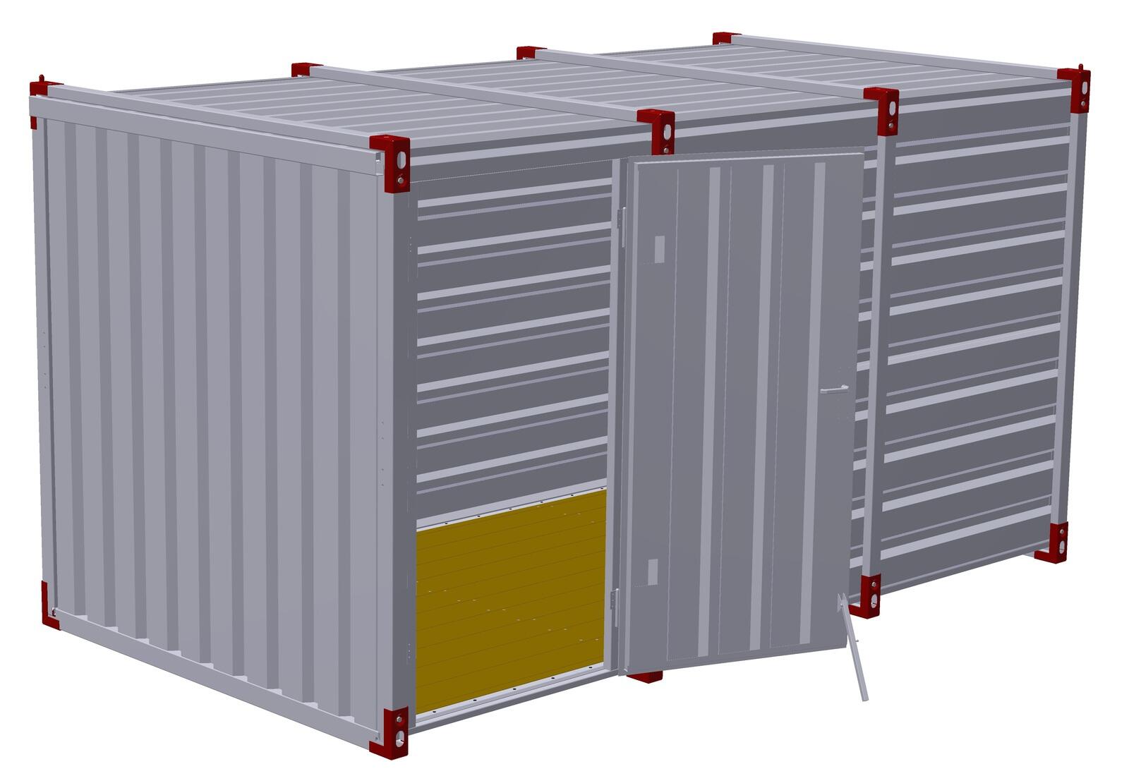 Kovobel - 4m Storage Container with Single Side Door