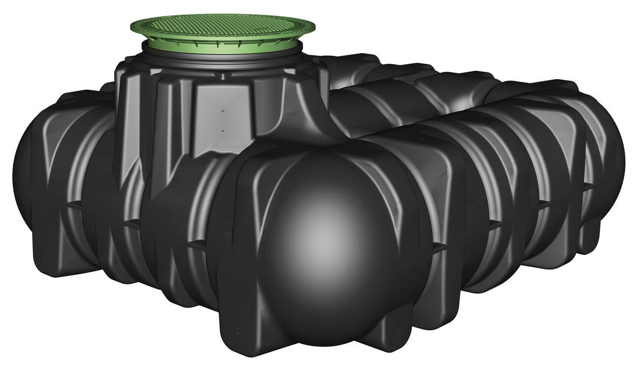 GRAF - 3000L Platin Silentio Rainwater Harvesting System