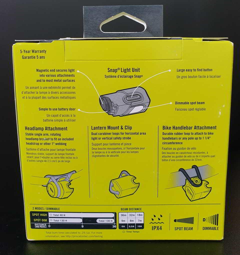 SNAP - Magnetic 200 Lumens Dimmable LED Headlamp TEC200