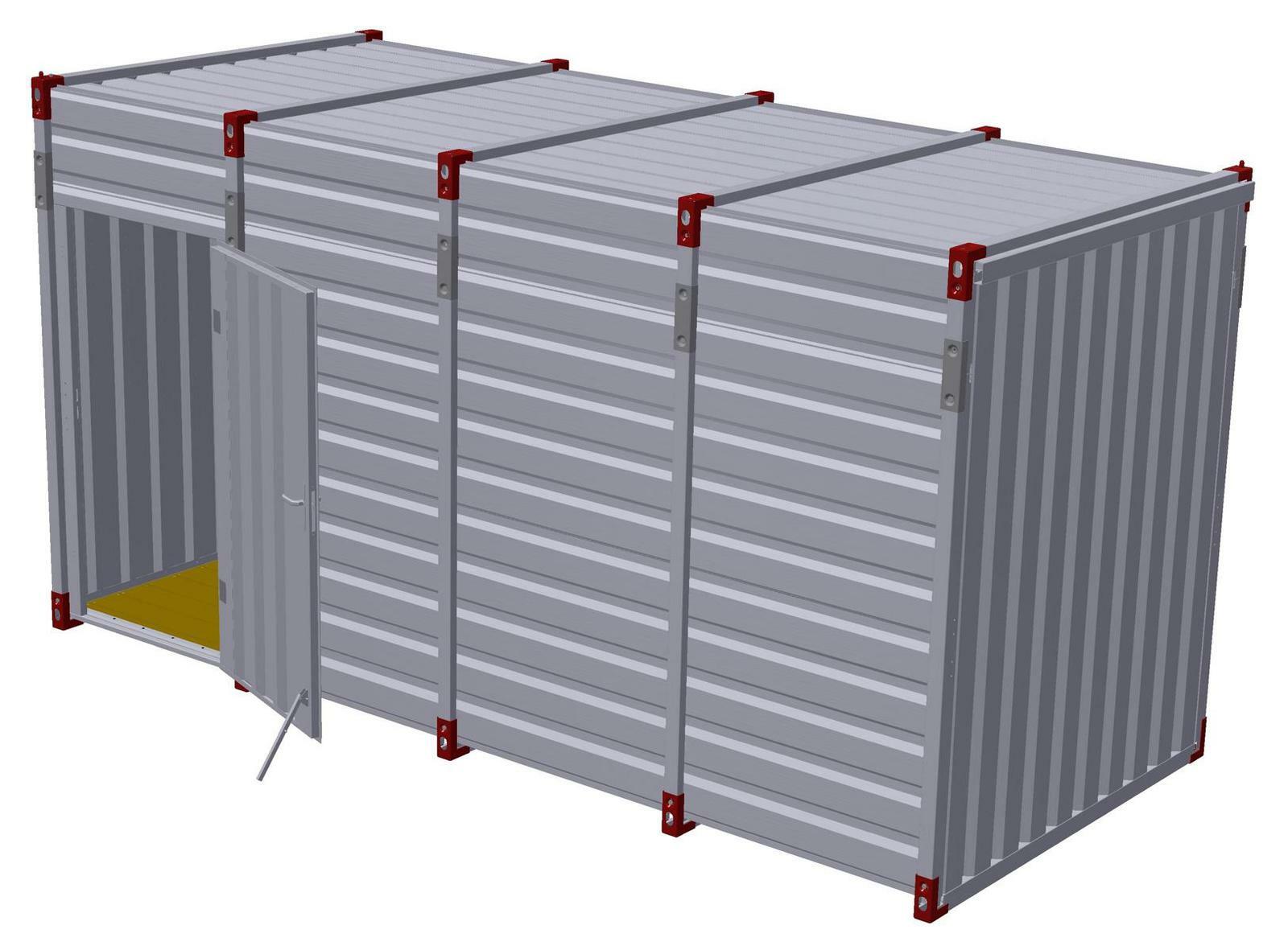 Kovobel - 3m Storage Container - 2.43m Inner Height with Side Door