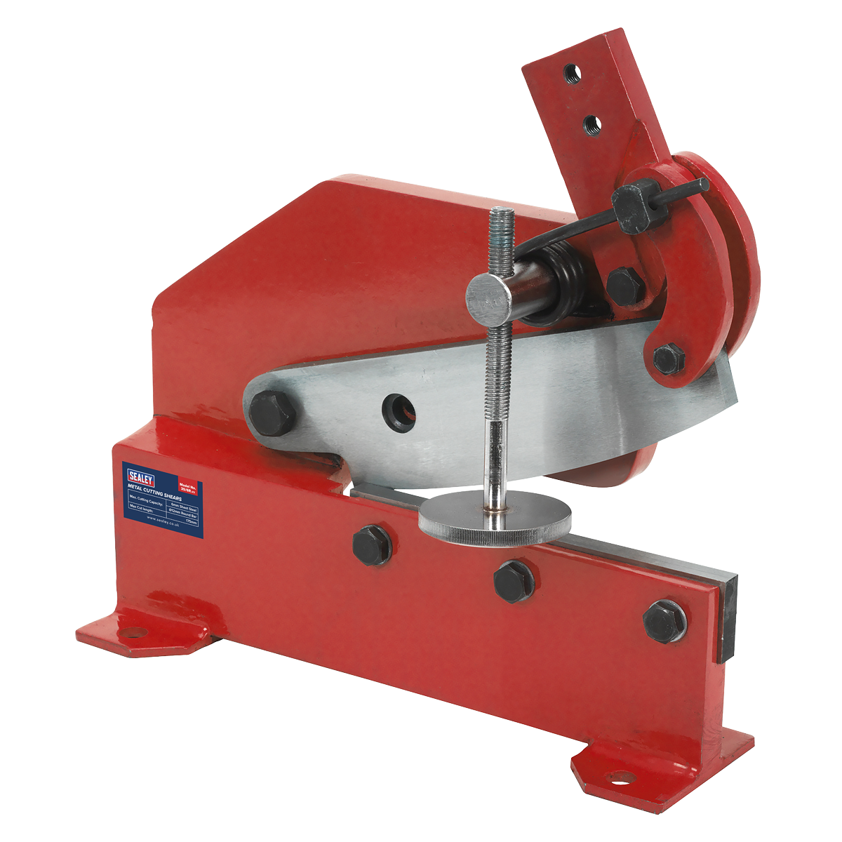 Sealey - 12mm Ø Bench Mounted Cutting Shears 6mm Capacity 3S/6R