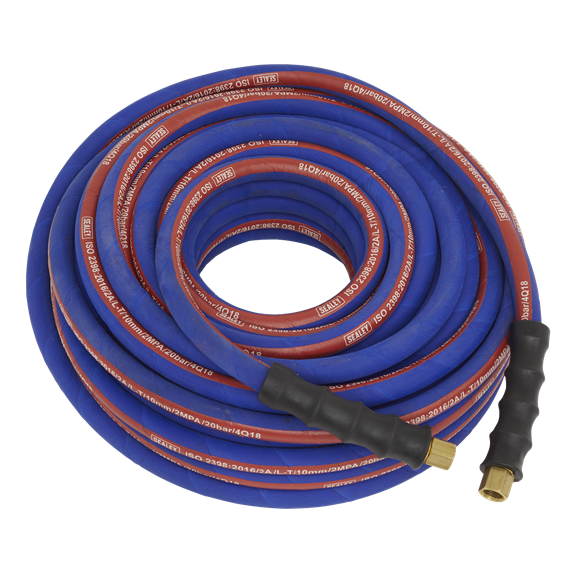 Sealey - Air Hose 20m x 8mm with 1/4"BSP Unions Extra Heavy-Duty