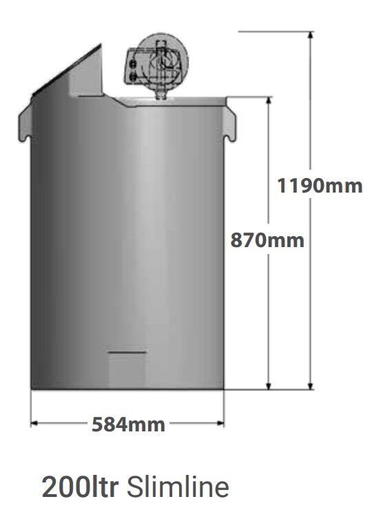 Pedrollo Powertank Simplicity 200L Integrated Water Booster