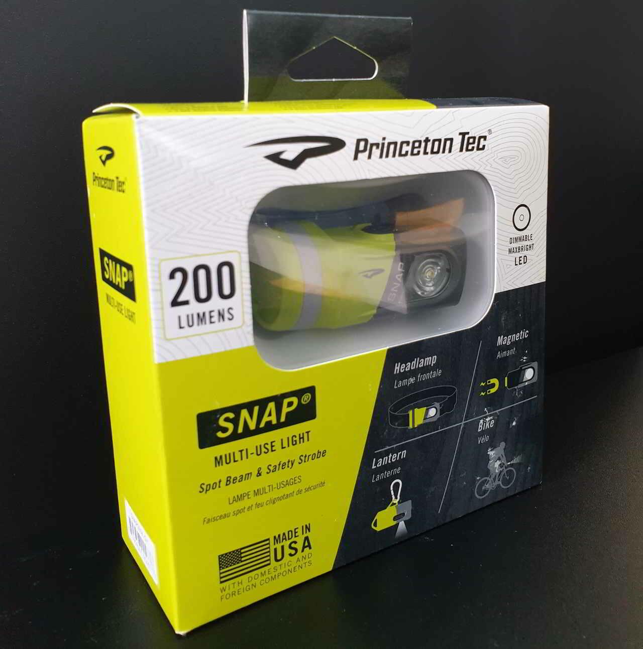 SNAP - Magnetic 200 Lumens Dimmable LED Headlamp TEC200