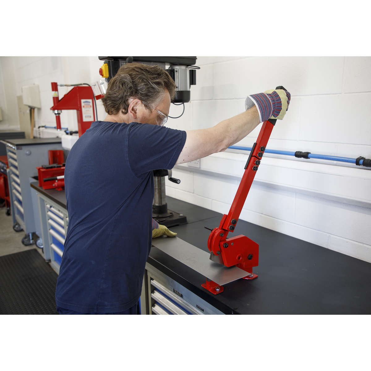 Sealey - 11mm Ø Bench Mounted Cutting Shears 5mm Capacity 3S/5R