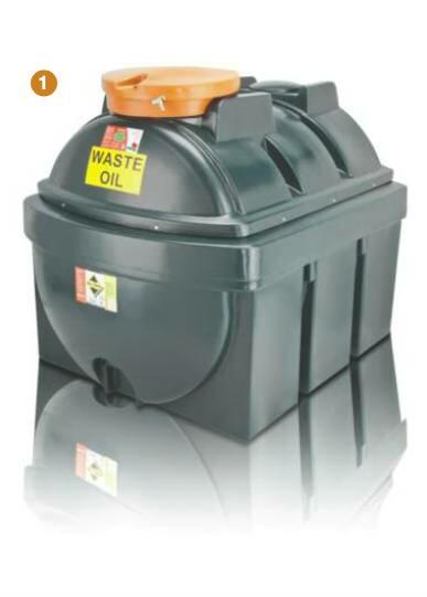Atlas - 2500 UOD Bunded Waste Oil Tank