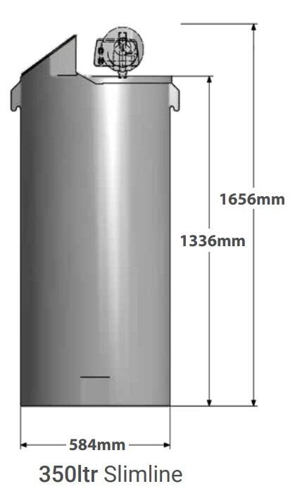 Power Tank - Water Pressure Booster System - 350L Tank.