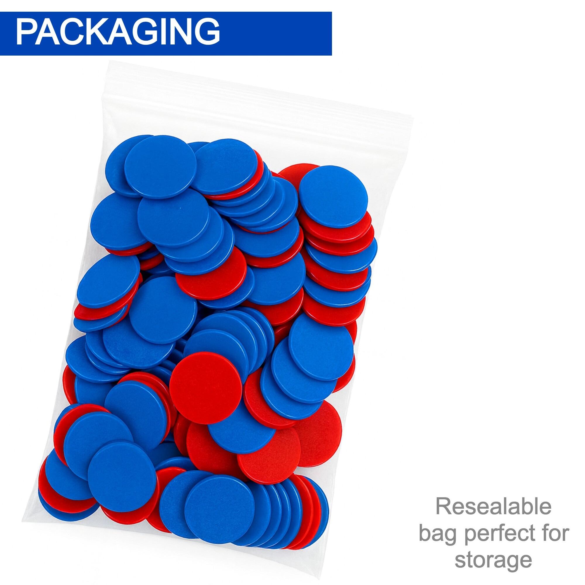 Blue & Red Two-Colour Maths Counters | KS1 Learning Aid