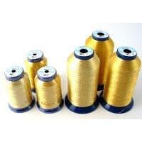 Kingstar Metallic Embroidery Thread, Gold, Silver and Colour Metallic ...