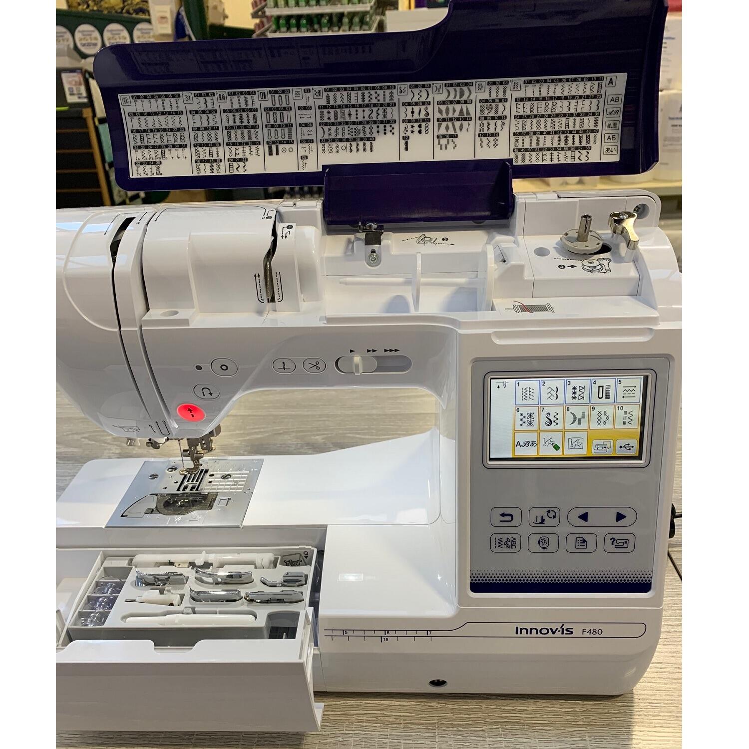 Pre-Loved Brother Innov-is F480 Sewing and Embroidery Machine