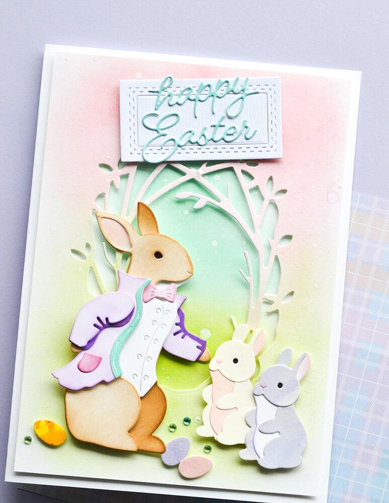 Memory Box - 94727 Cute Layered Bunny craft die