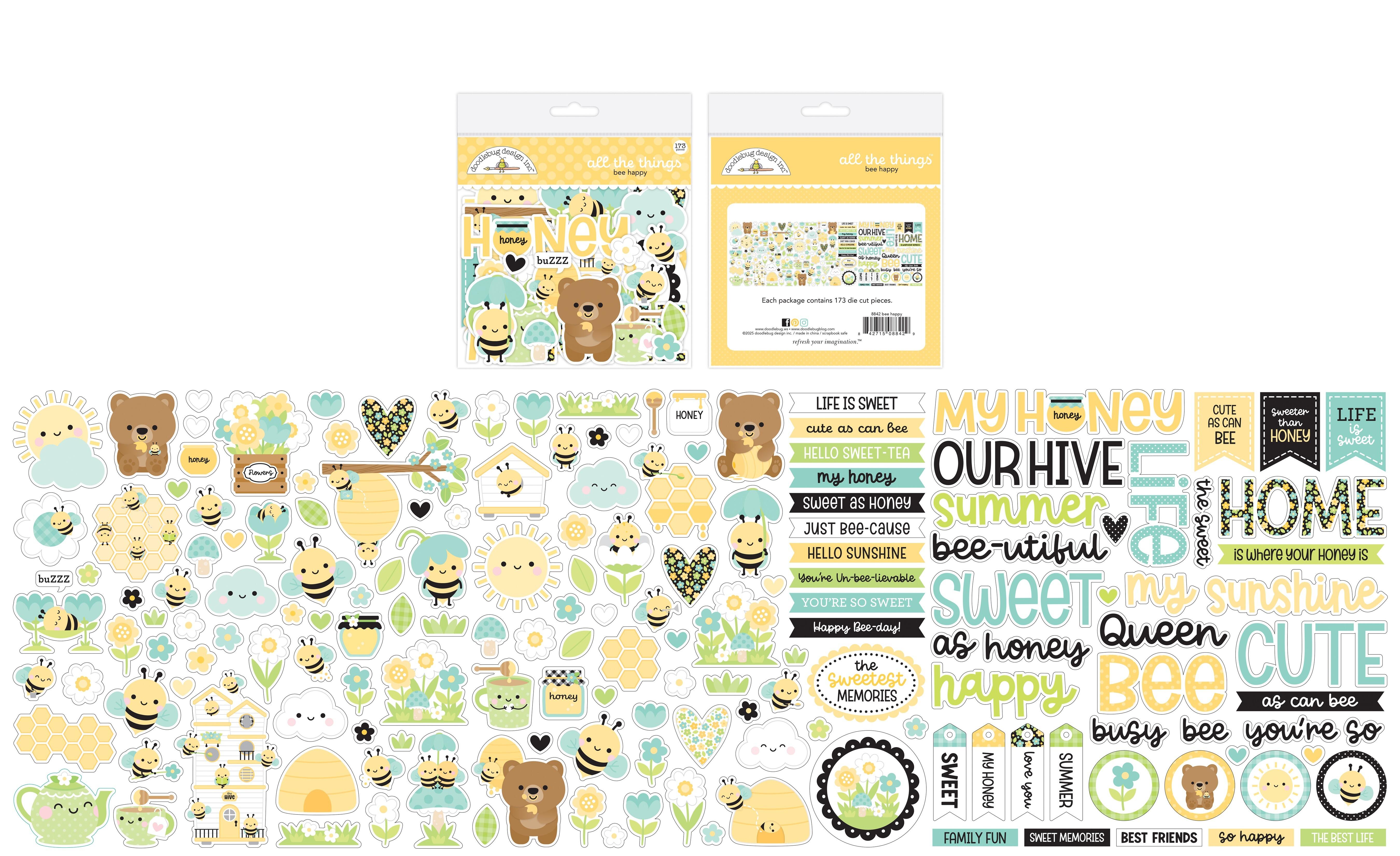Doodlebug Bee Happy - All The Things