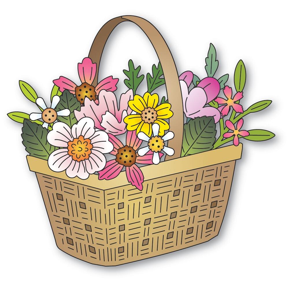 Memory Box - 94941 Woven Flower Basket craft die